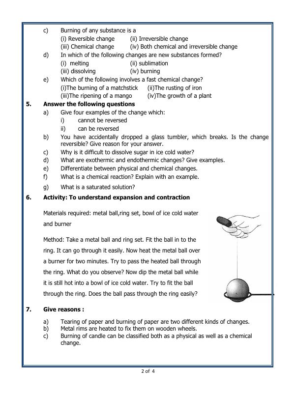 A2Zworksheets:Worksheet of Change Around Us-Environment And Our ...
