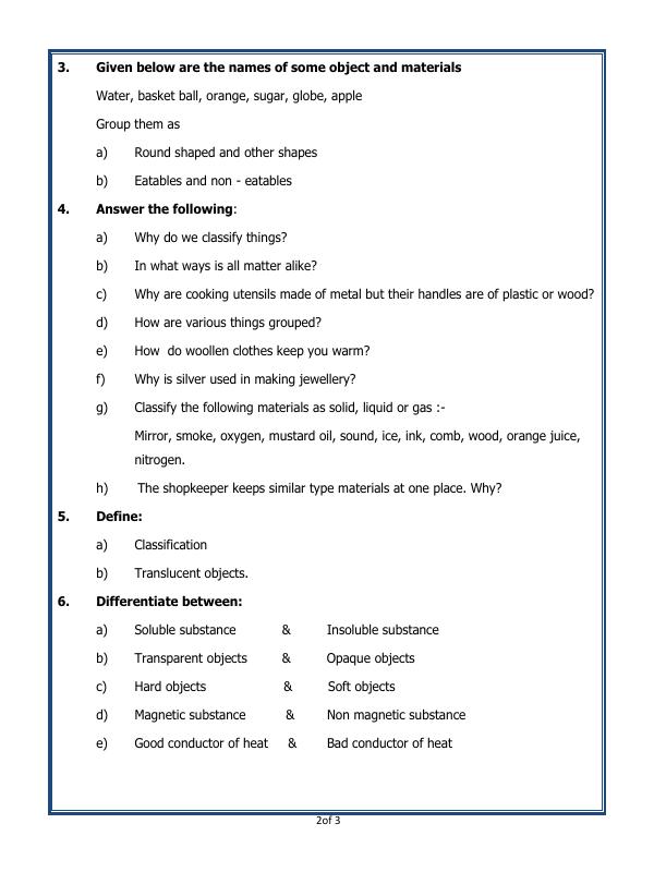 A2Zworksheets:Worksheet of Sorting Materials Into Groups-Metals and Non ...