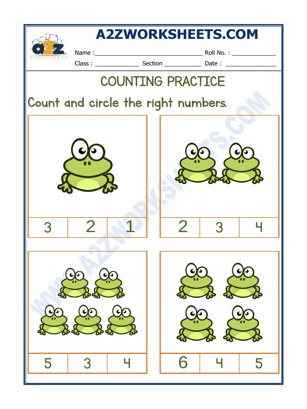 A2Zworksheets:Worksheet of Number Recognition Worksheet-01-Numbers-Maths