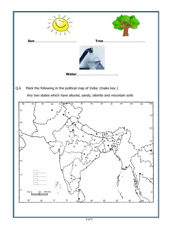 A2Zworksheets:Worksheet of Soil And Water Resources-Basic Necessities ...