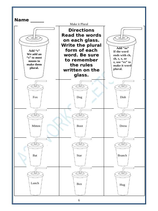 A2Zworksheets:Worksheet of Picture Recognition-01-Recognition-English