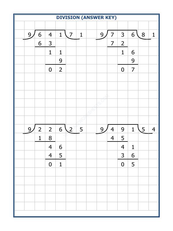 A2Zworksheets:Worksheet of Division By 9 - 43-Division-Maths