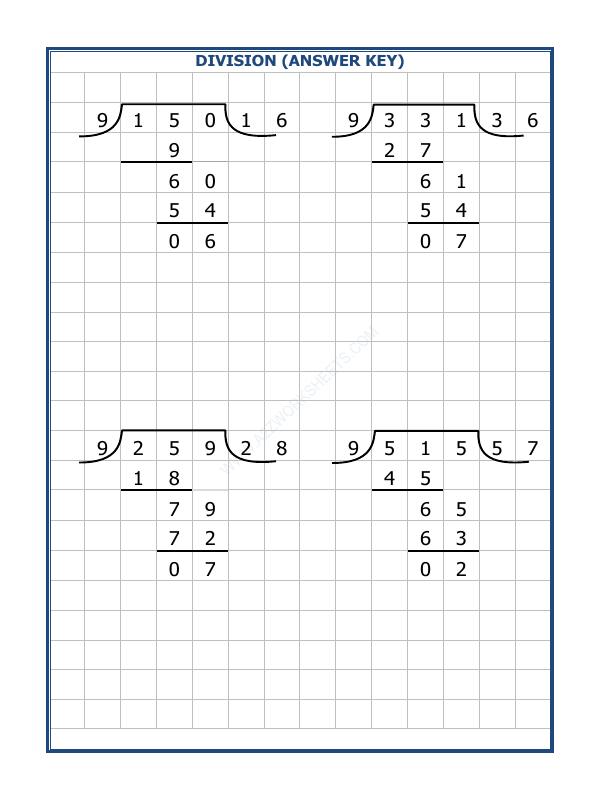 A2Zworksheets:Worksheet of Division By 9 - 83-Division-Maths