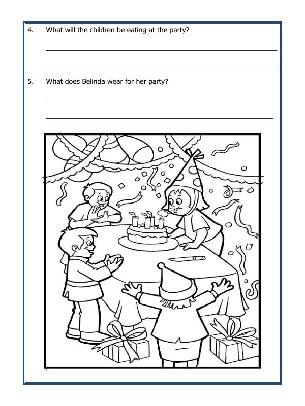 A2Zworksheets:Worksheet of Comprehension Passage-04-Reading-English