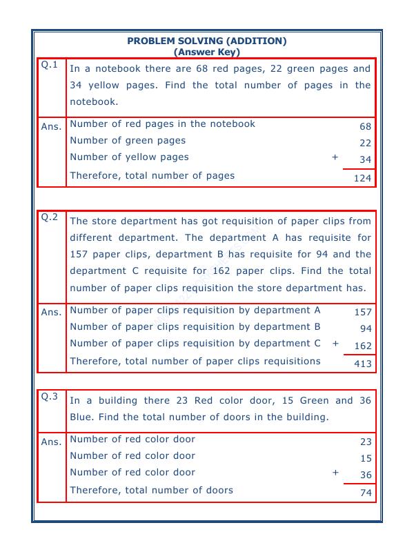 A2Zworksheets:Worksheet of Addition Word Problems - 05-Addition-Maths