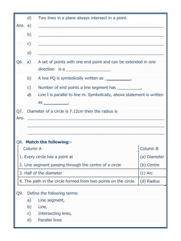 A2Zworksheets:Worksheet of Basic Geometrical Ideas-03-Geometry-Maths