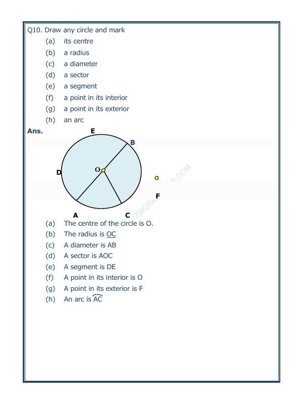 A2Zworksheets:Worksheet of Basic Geometrical Ideas-03-Geometry-Maths