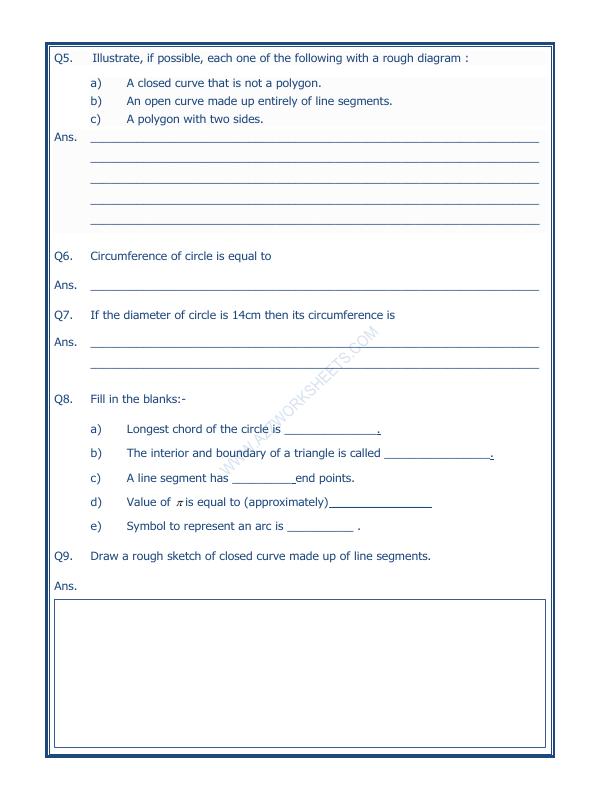 A2Zworksheets:Worksheet of Basic Geometrical Ideas-04-Geometry-Maths