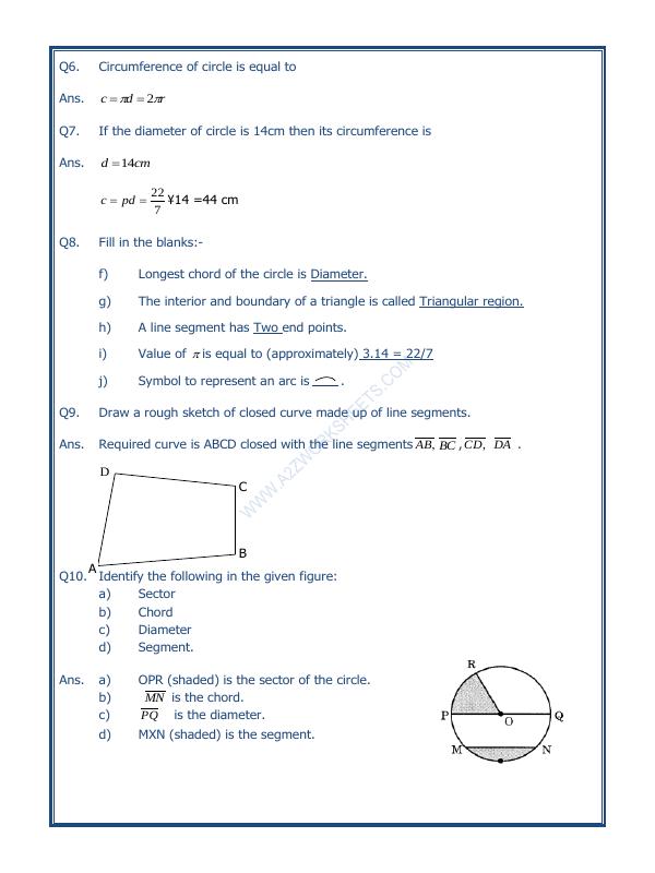 A2Zworksheets:Worksheet of Basic Geometrical Ideas-04-Geometry-Maths
