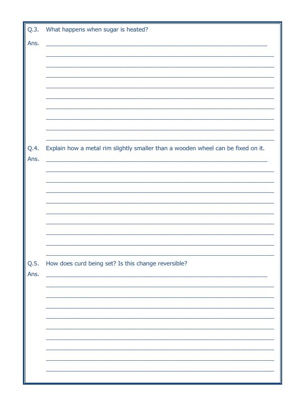 A2Zworksheets:Worksheet of Changer Around Us-03-Environment And Our ...