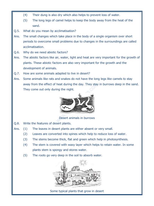 A2Zworksheets:Worksheet of The Living Organisms And Their Surroundings ...