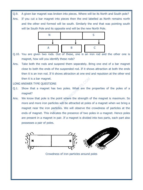 A2Zworksheets:Worksheet of Fun With Magnets-02-Fun with Science-Science