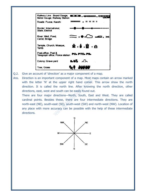 A2Zworksheets:Worksheet of Maps-05-Maps and Directions-General Awareness
