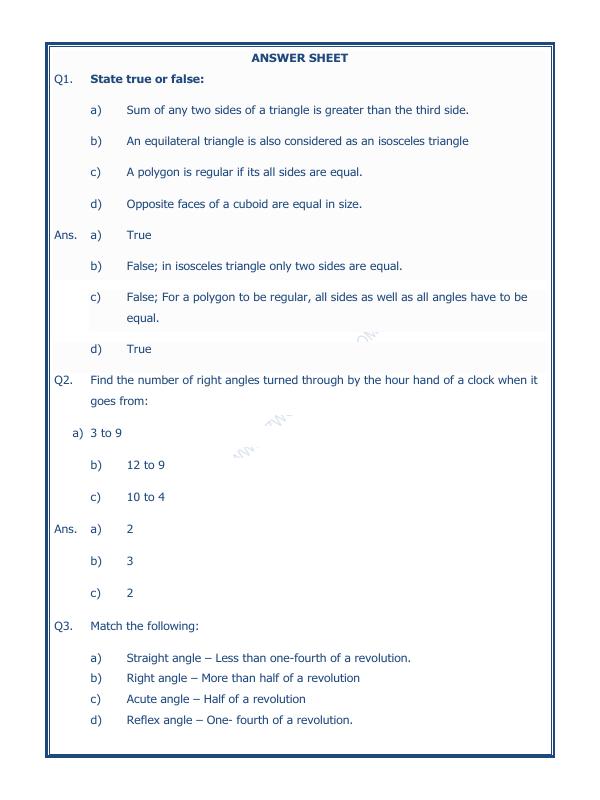 A2Zworksheets:Worksheet of Understanding Elementary Shapes-06-Geometry ...