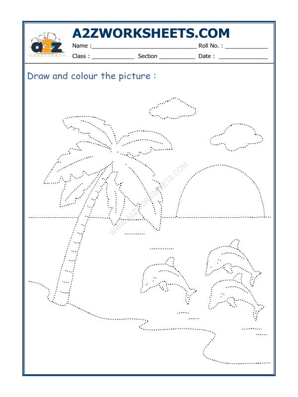 A2Zworksheets:Worksheet of Colouring Sheet - Drawing - 12-Recognition ...
