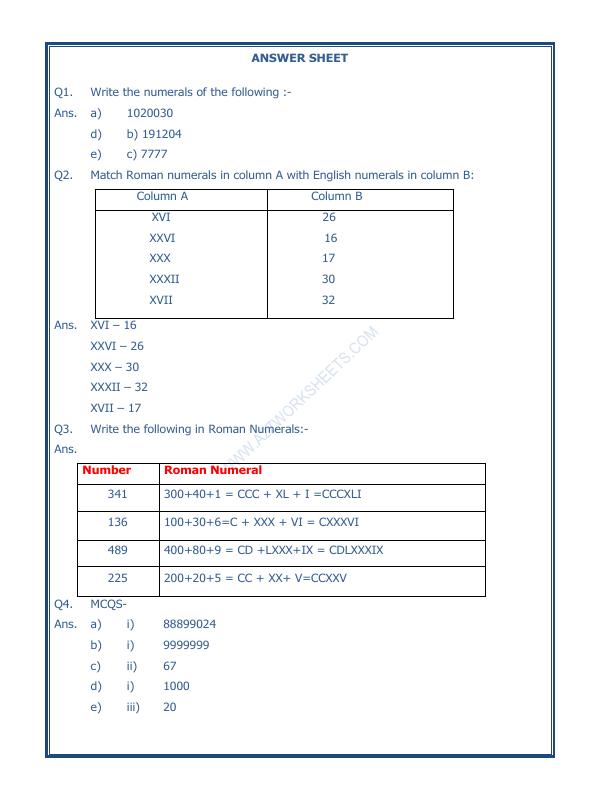 A2Zworksheets:Worksheet of Large Numbers-03-Numbers-Maths