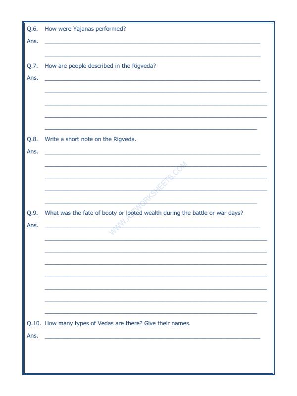 A2Zworksheets:Worksheet of What Books And Burials Tell Us-08-Our ...