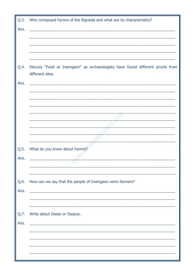 A2Zworksheets:Worksheet of What Books And Burials Tell Us-11-Our ...