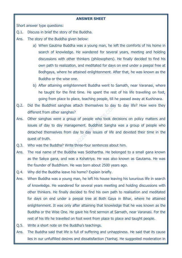 A2Zworksheets:Worksheet of New Question And Ideas-09-Our History and ...