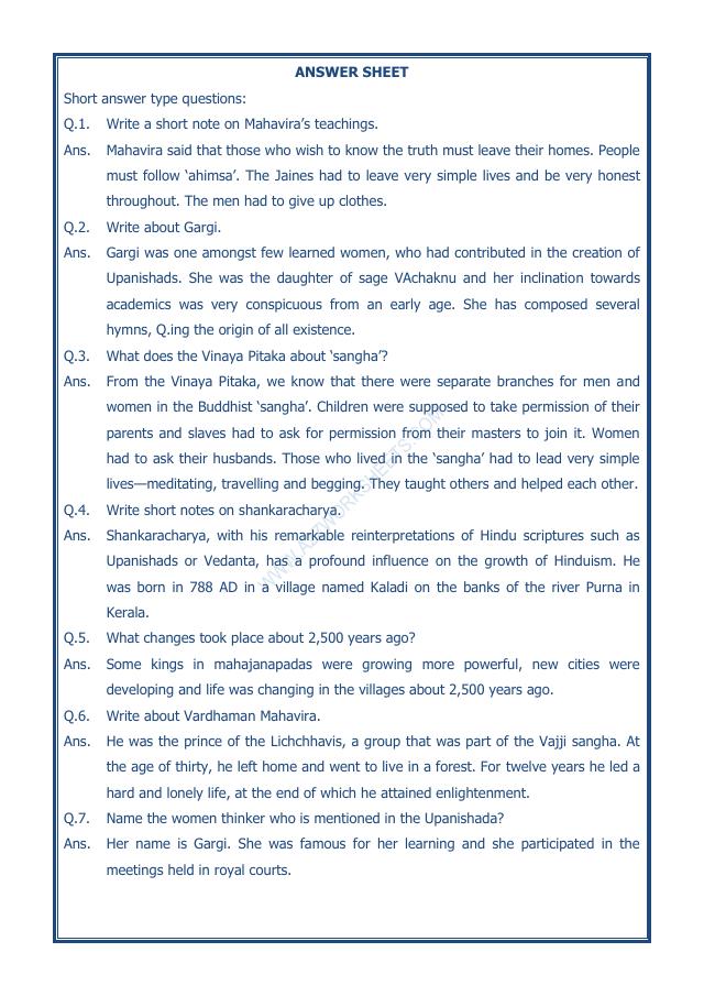 A2Zworksheets:Worksheet of New Question And Ideas-10-Our History and ...