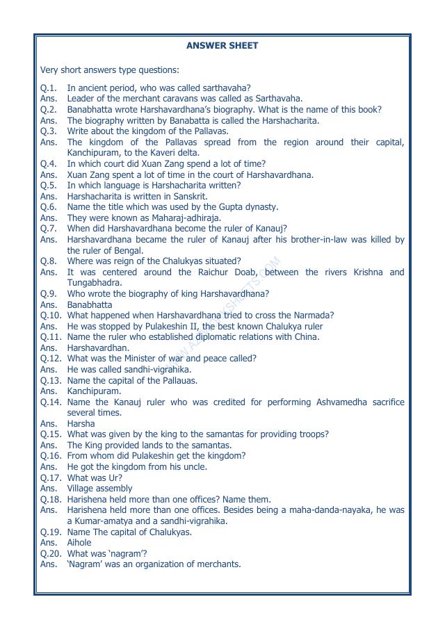 A2Zworksheets:Worksheet of New Empires And Kingdoms-02-Our History and ...
