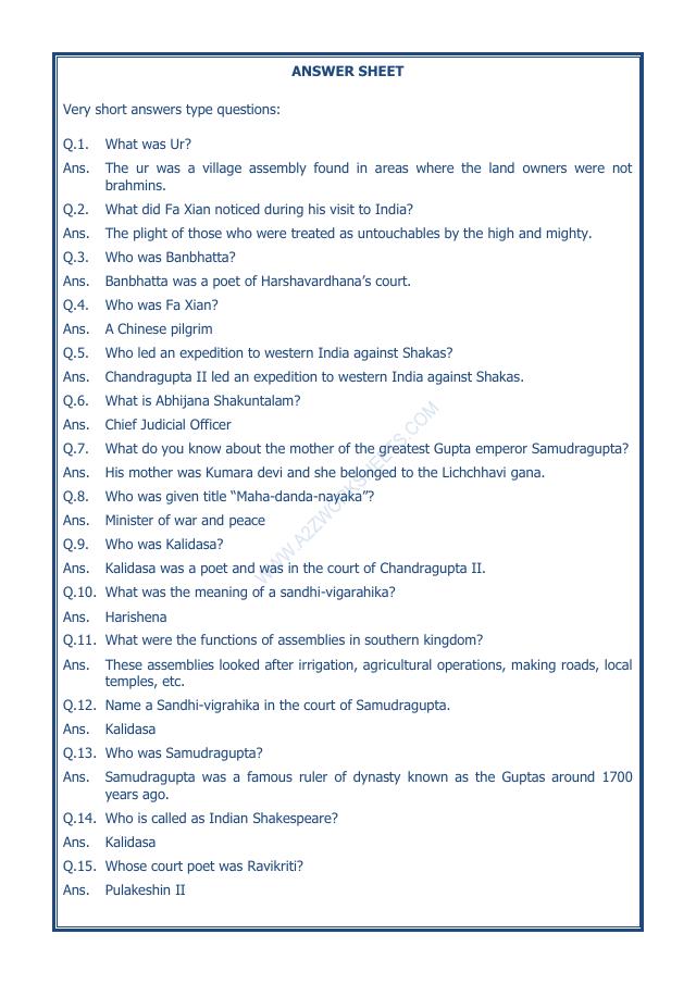 A2Zworksheets:Worksheet of New Empires And Kingdoms-04-Our History and ...