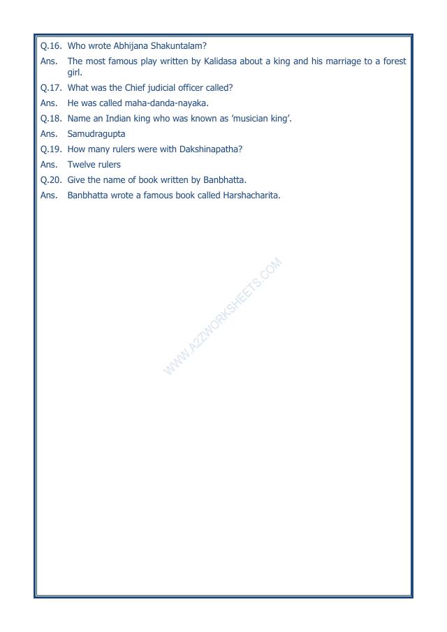 A2Zworksheets:Worksheet of New Empires And Kingdoms-04-Our History and ...