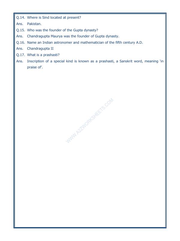 A2Zworksheets:Worksheet of New Empires And Kingdoms-05-Our History and ...
