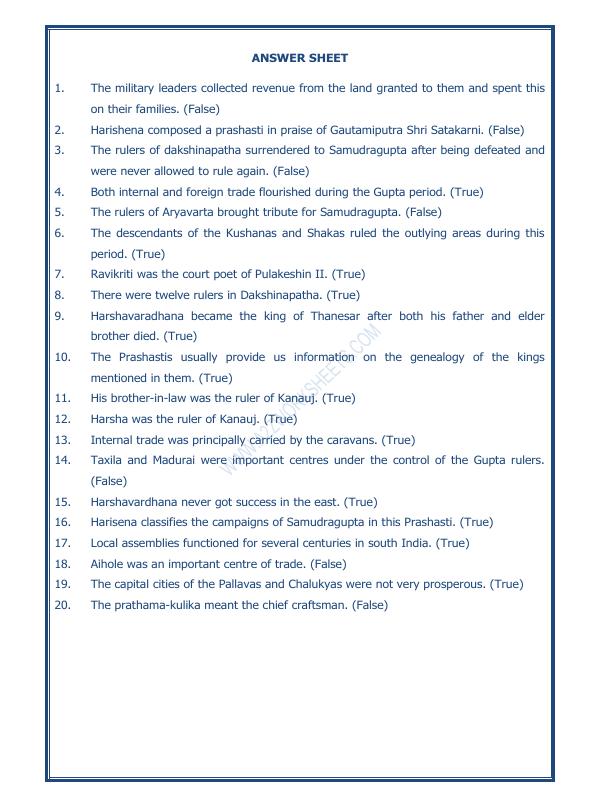 A2Zworksheets:Worksheet of New Empires And Kingdoms-08-Our History and ...