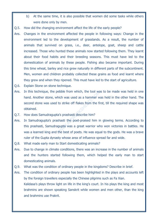 A2Zworksheets:Worksheet of New Empires And Kingdoms-09-Our History and ...