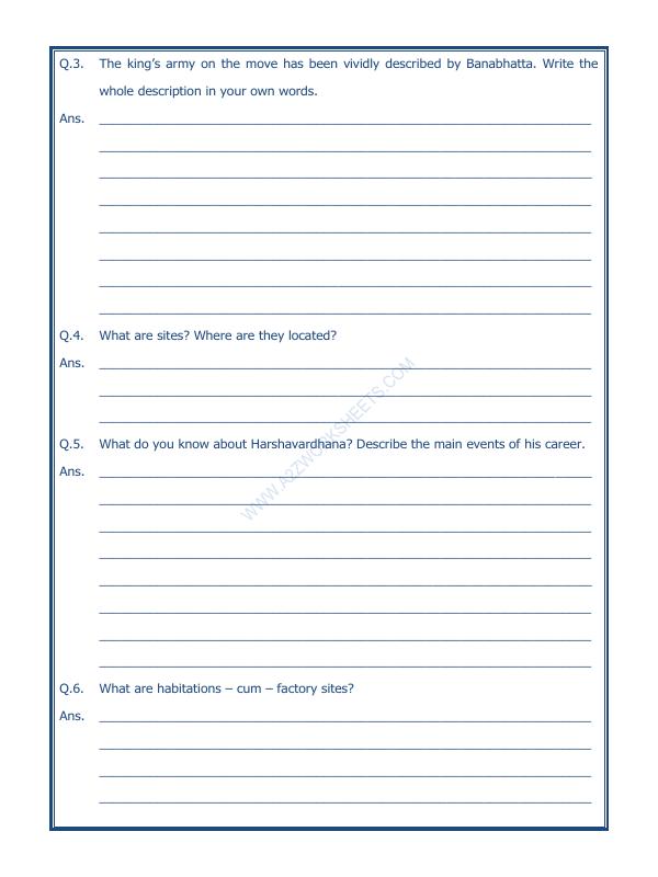 A2Zworksheets:Worksheet of New Empires And Kingdoms-11-Our History and ...
