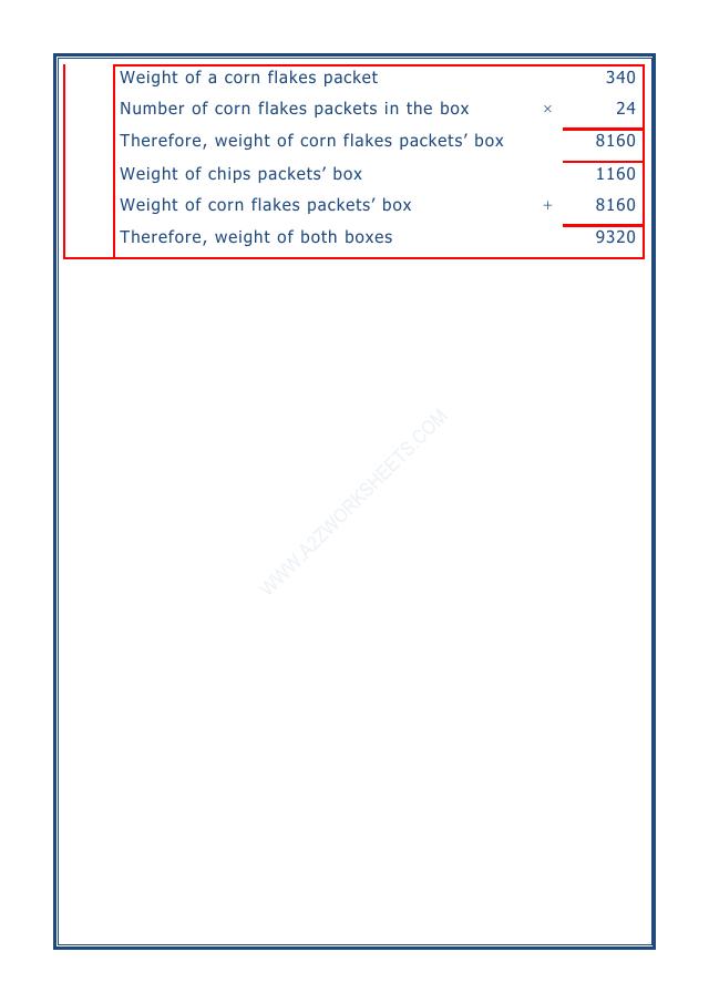 A2Zworksheets:Worksheet of Class-Iv-Maths Addition-06-Addition-Maths