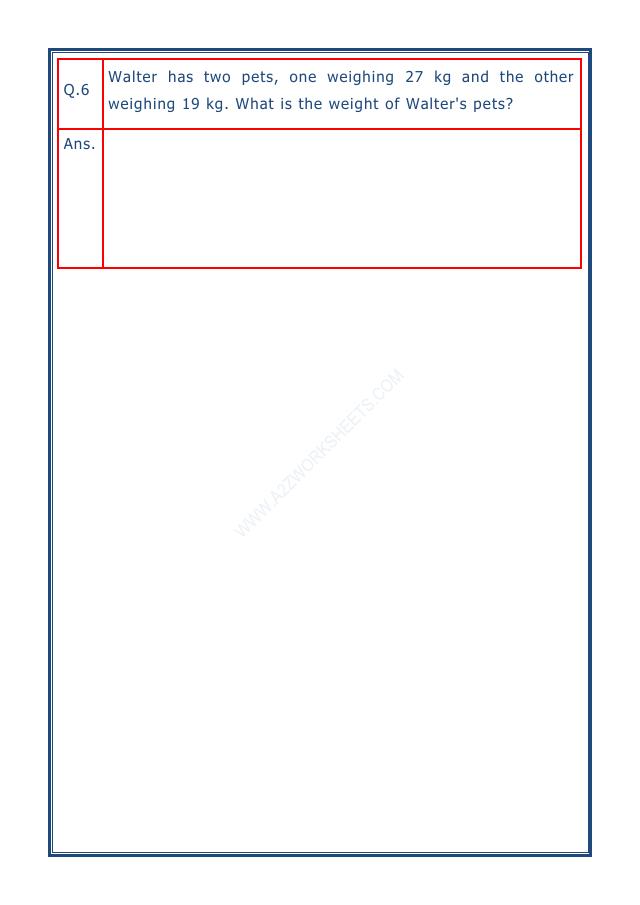 A2Zworksheets:Worksheet of Class-Iv-Maths Addition-07-Addition-Maths