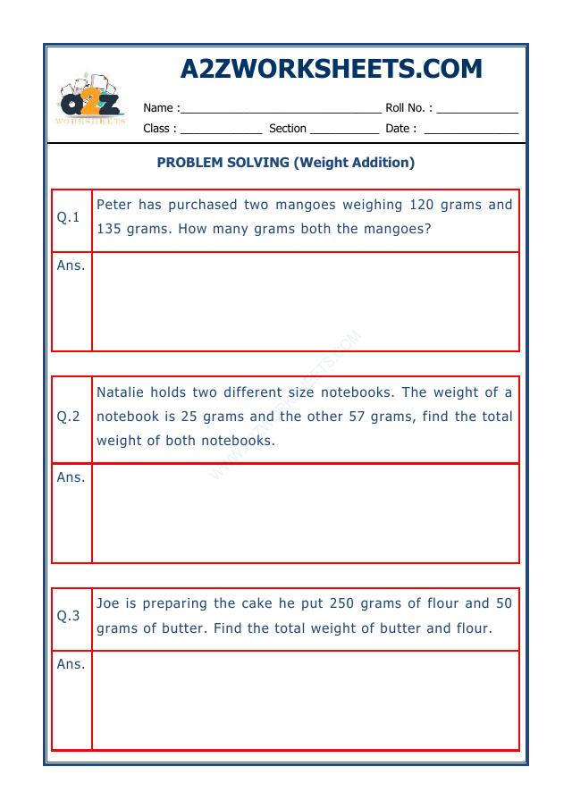 A2Zworksheets:Worksheet of Class-Iv-Maths Addition-11-Addition-Maths