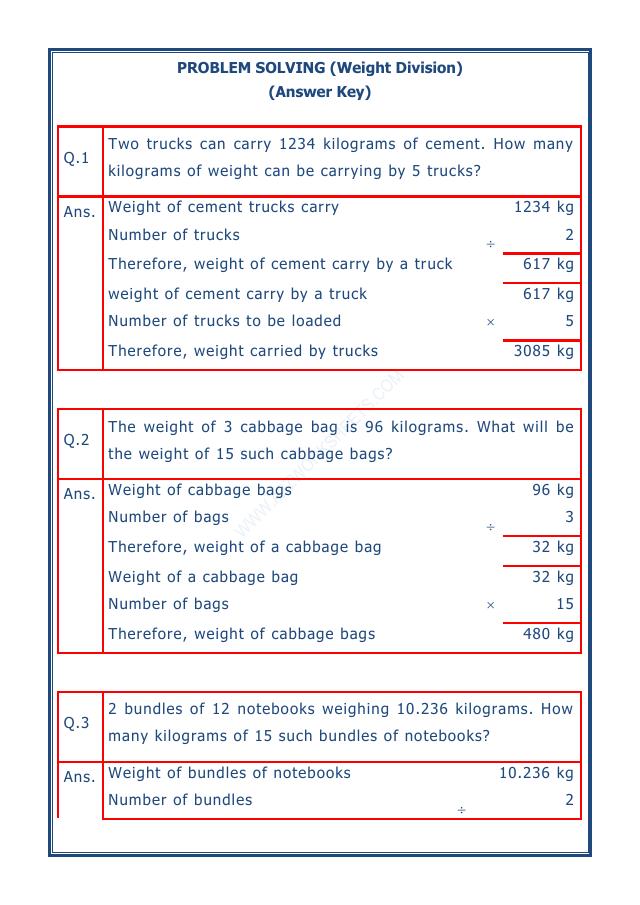 A2Zworksheets:Worksheet of Class-Iv-Division-07-Division-Maths