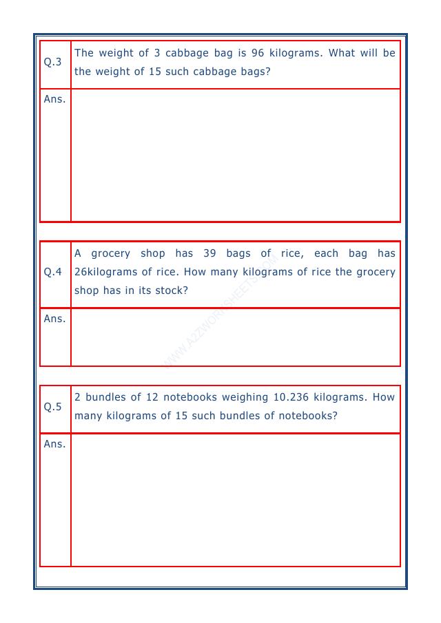 A2Zworksheets:Worksheet of Class-Iv-Multiplication-09-Multiplication-Maths