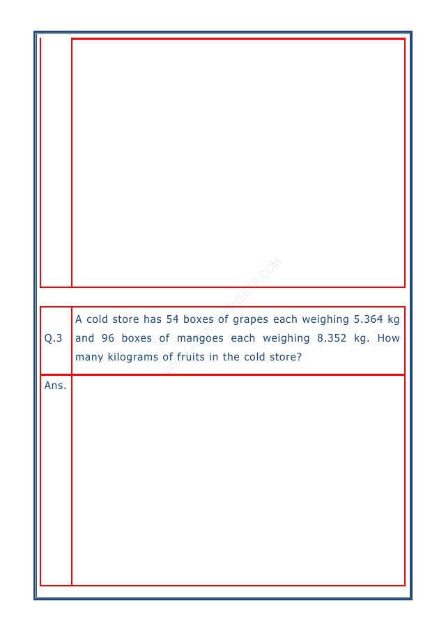 A2Zworksheets:Worksheet of Class-Iv-Multiplication-10-Multiplication-Maths