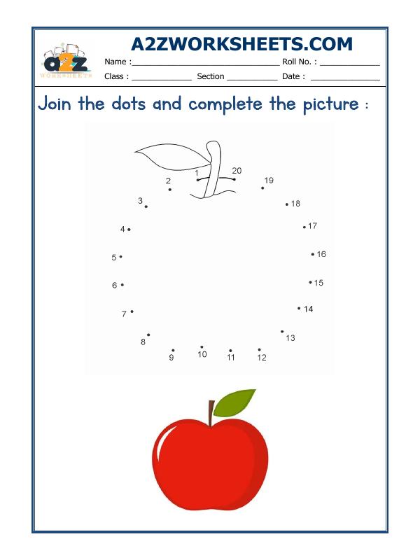 A2Zworksheets:Worksheet of Join The Dots And Complete The Picture-10 ...