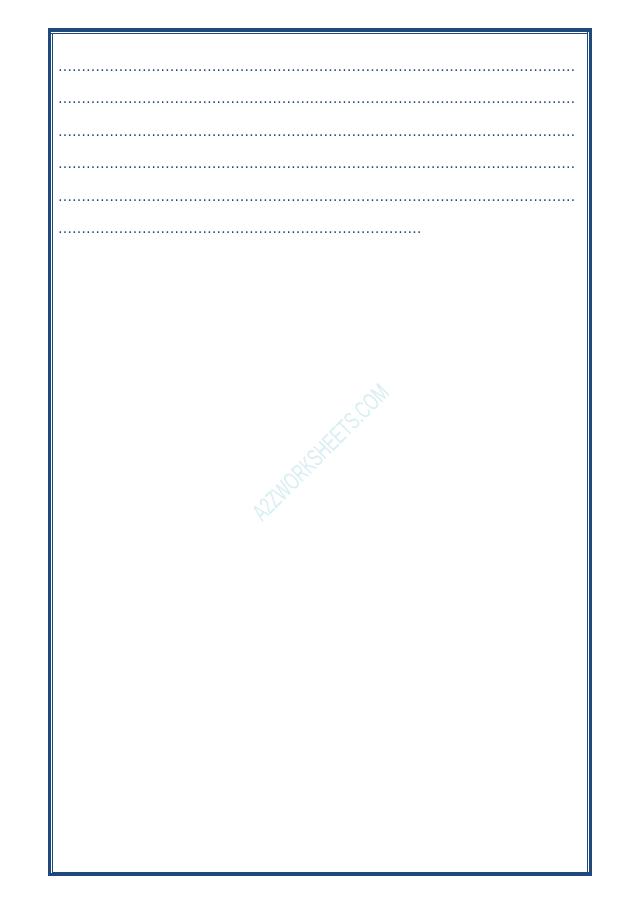 A2Zworksheets:Worksheet of Class-Ii-Picture Composition-06-Writing-English