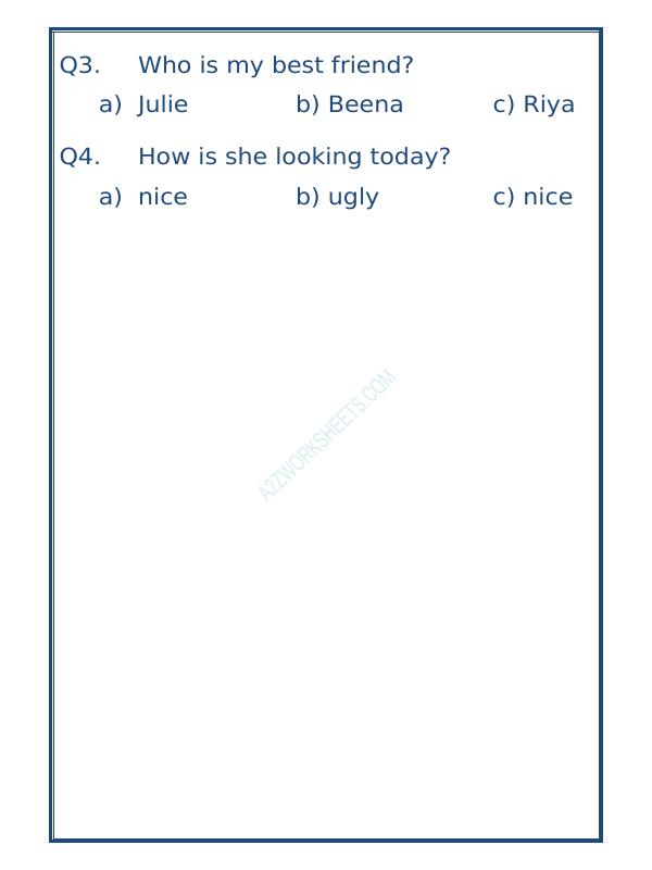 A2Zworksheets:Worksheet of Class Iii-Comprehension Passage-21-Reading ...