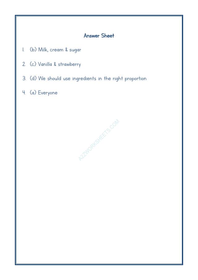 A2Zworksheets:Worksheet of Class Iii-Comprehension Passage-24-Reading ...