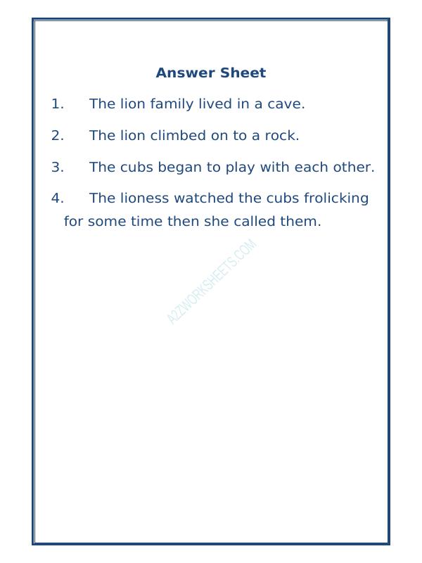 A2Zworksheets:Worksheet of Class Iii-Comprehension Passage-25-Reading ...