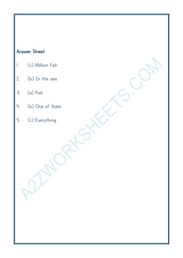 A2Zworksheets:Worksheet of Class Iv-Comprehension Passage-22-Reading ...