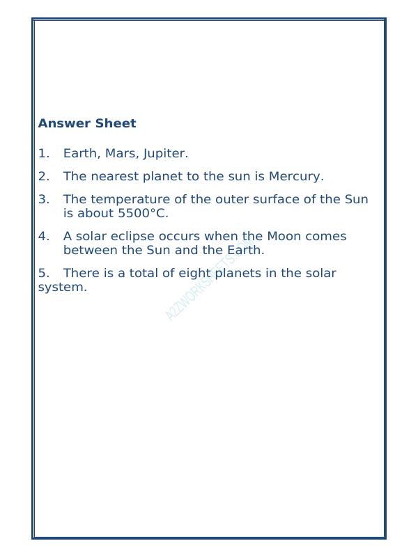 A2Zworksheets:Worksheet of Class Iv-Comprehension Passage-28-Reading ...