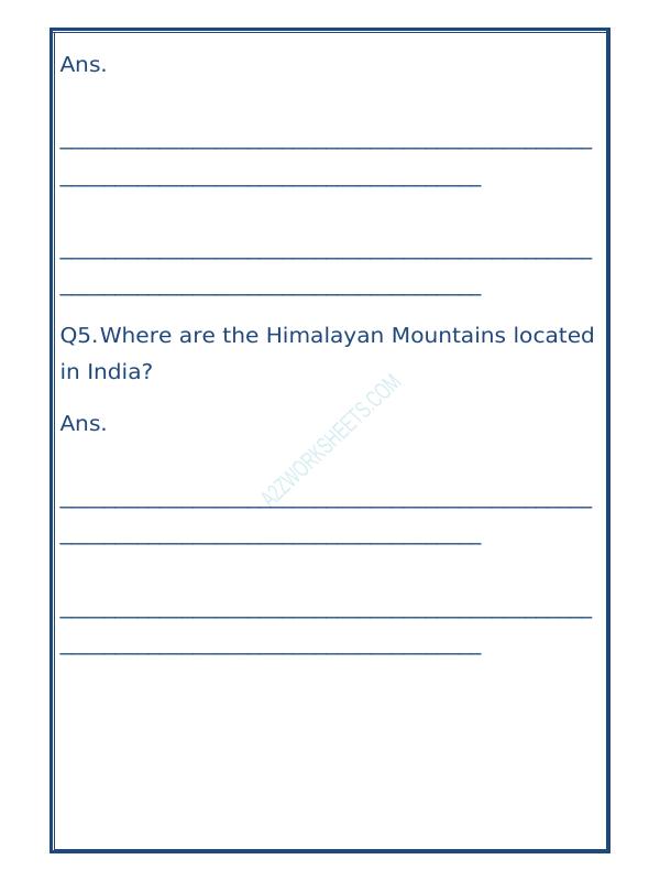 A2Zworksheets:Worksheet of Class V-Comprehension Passage-36-Reading-English