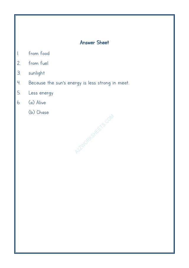 A2Zworksheets:Worksheet of Class-Vi-Comprehension Passage-55-Reading ...