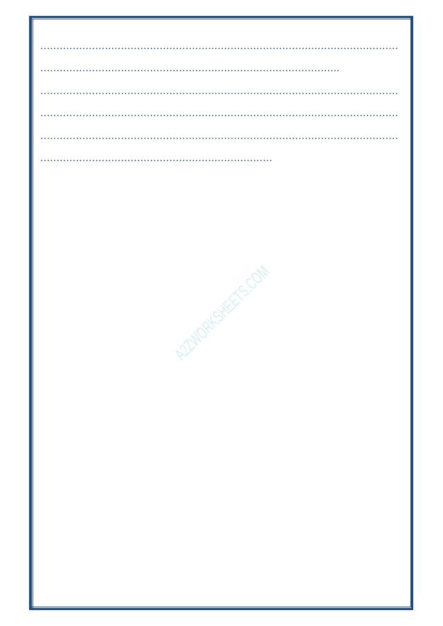 A2Zworksheets:Worksheet of Class-Iii-Picture Composition-03-Writing-English