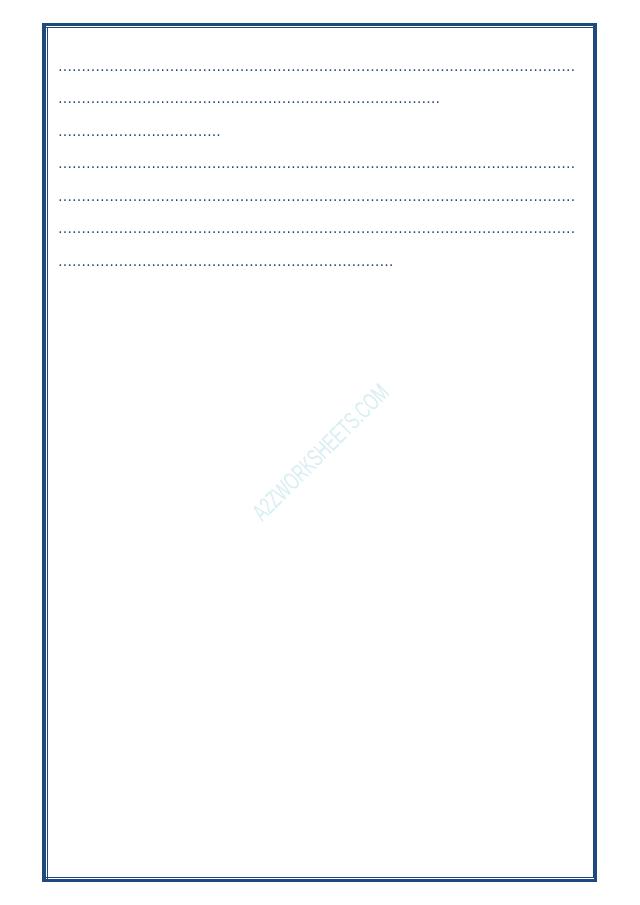 A2Zworksheets:Worksheet of Class-Iii-Picture Composition-07-Writing-English