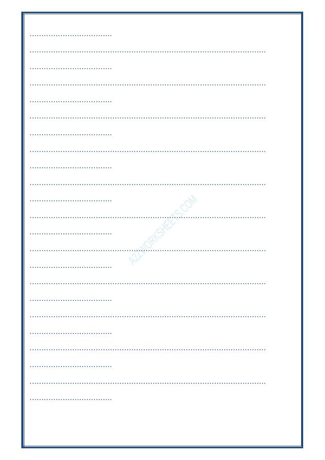 A2Zworksheets:Worksheet of Class-Iii-Picture Composition-12-Writing-English