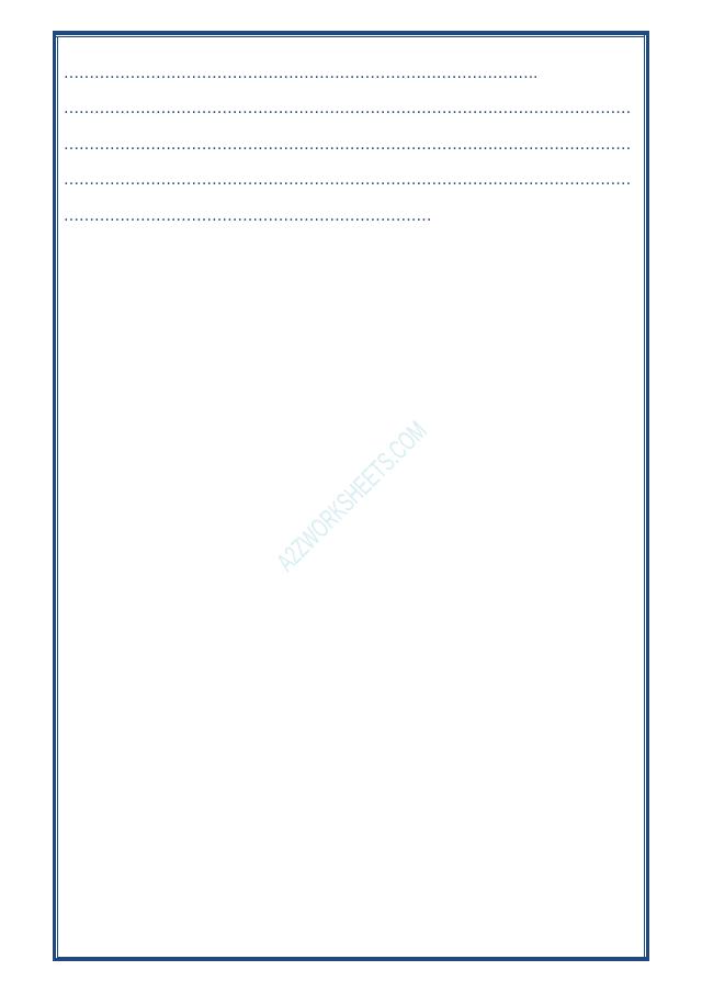 A2Zworksheets:Worksheet of Class-V-Picture Composition-01-Writing-English